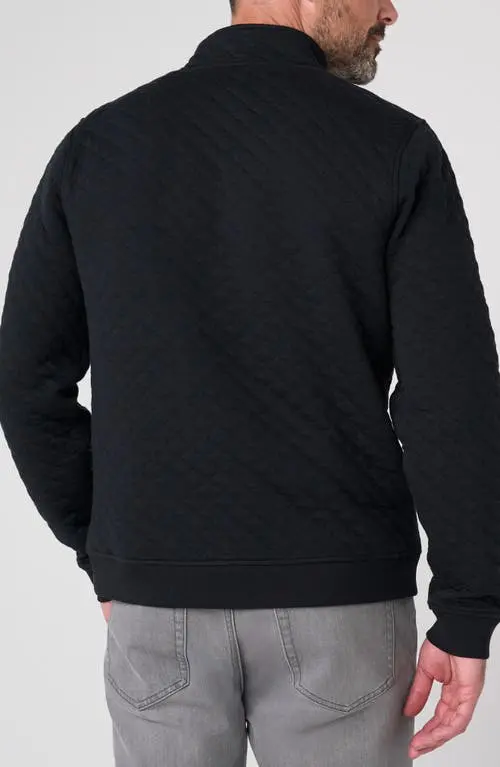 LIVERPOOL Diamond Quilted Quarter Zip Pullover