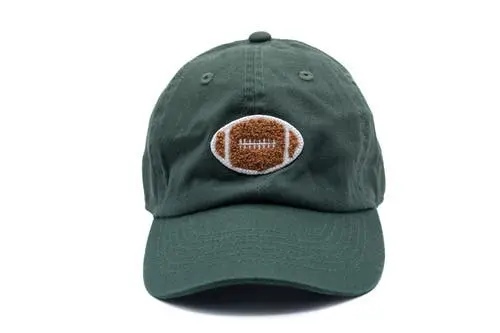 REY TO Z Terry Football Hat Adult - Hunter Green