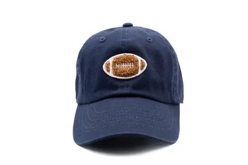 REY TO Z Terry Football Hat Adult - Navy