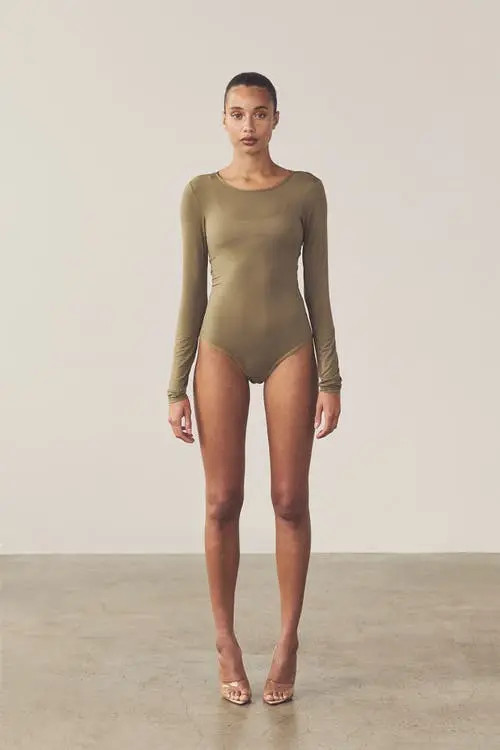 ARTEMIS DICIERO Dasha Bodysuit - Olive