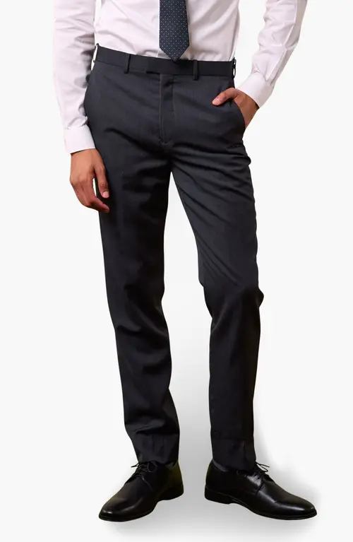 THE BLACK TUX Classic Suit Pants - Charcoal