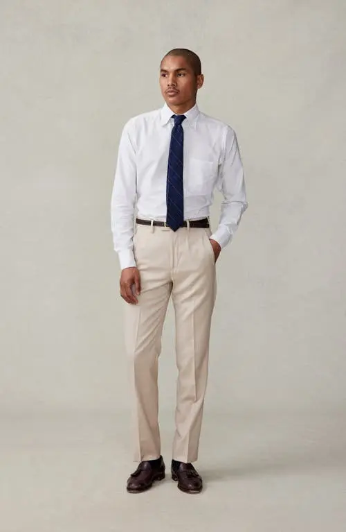 THE BLACK TUX Classic Suit Pants - Tan