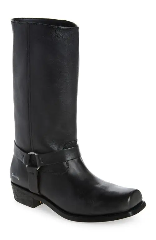 GOLDEN GOOSE Biker Square Leather Boot