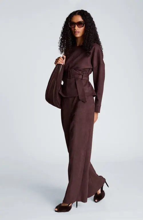 KENNETH COLE Hollywood High Waist Wide Leg Pants