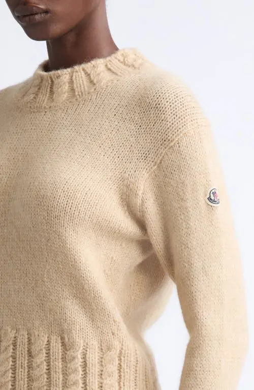 Moncler Alpaca & Wool Blend Crewneck Sweater