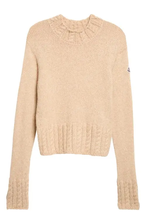 Moncler Alpaca & Wool Blend Crewneck Sweater