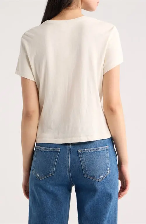 RE/DONE 50s Boxy Cotton Scaries T-shirt - Vintagewhite