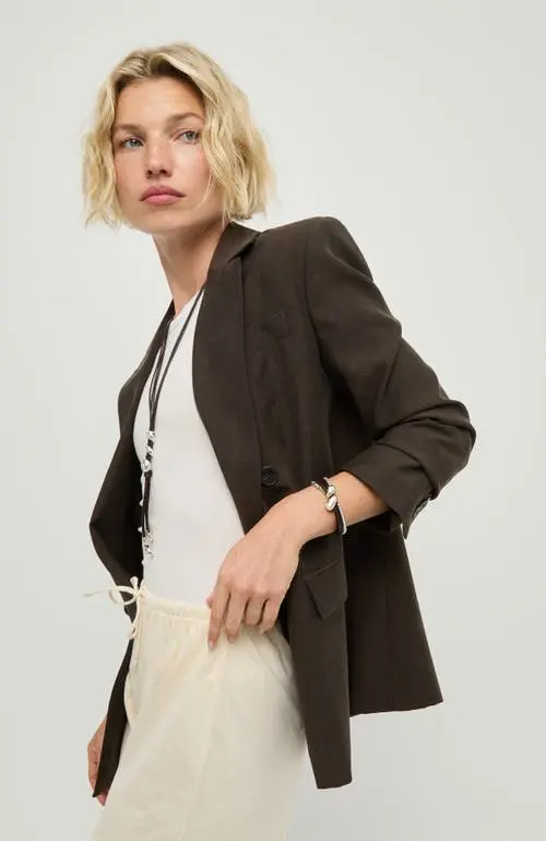 UNODE50 Leather Bracelet With Dual -tone Drops