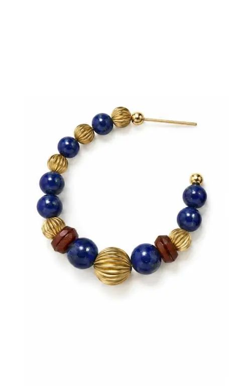 RETRO CHIC Temple Seed Hoop Earrings
