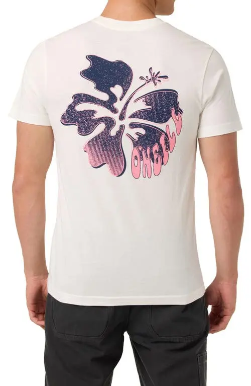 O'Neill Hibis Classic Cotton Graphic T-shirt - Tofu