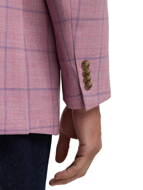 PAUL FREDRICK Wool Single Breasted Notch Lapel Sport Coat