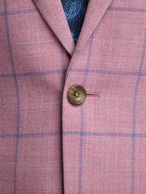 PAUL FREDRICK Wool Single Breasted Notch Lapel Sport Coat