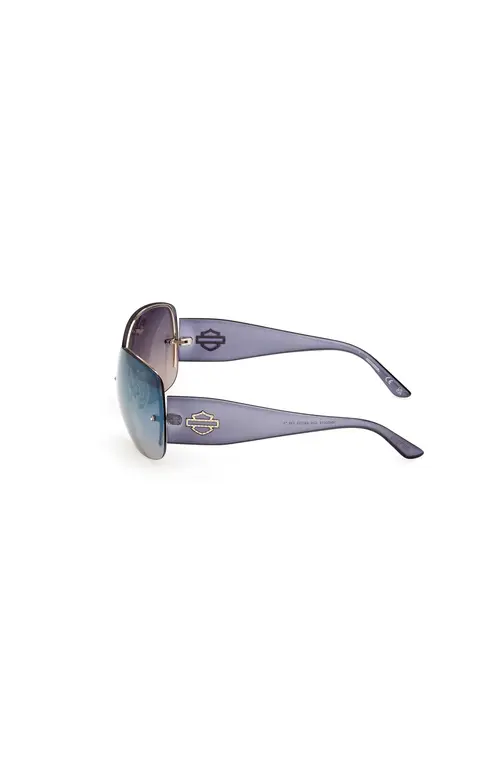 HARLEY-DAVIDSON Rimless Shield Metal Sunglasses