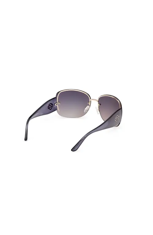 HARLEY-DAVIDSON Rimless Shield Metal Sunglasses