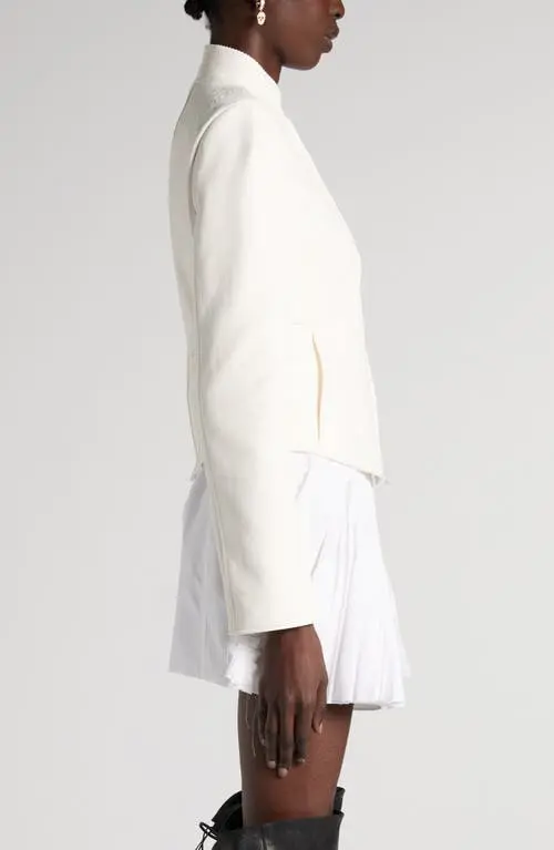 Alexander McQueen Embroidered Leather Jacket