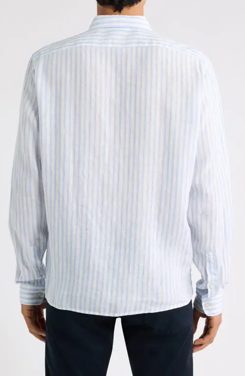 BOSS Liam Striped Linen Shirt