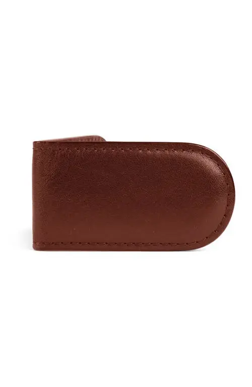 Bosca Leather Money Clip