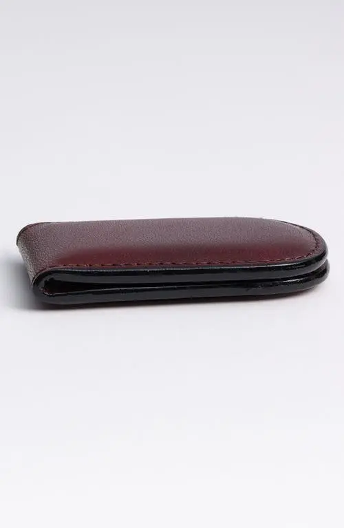 Bosca Leather Money Clip