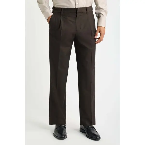 Nordstrom Alec Stretch Pants - Brown Latte