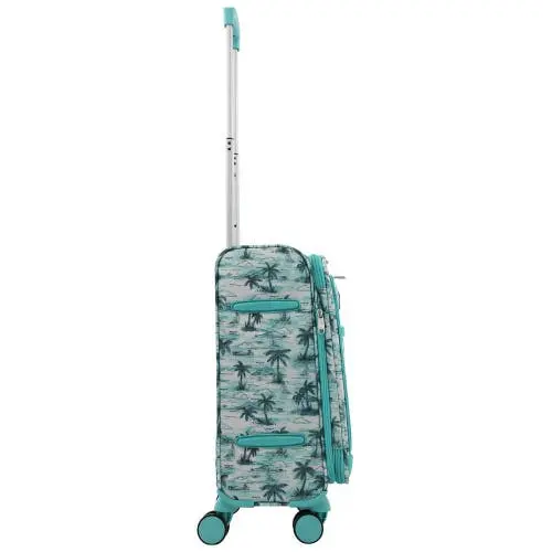 Tommy Bahama Palm Print 21.5" Expandable Softside Carry-on Spinner