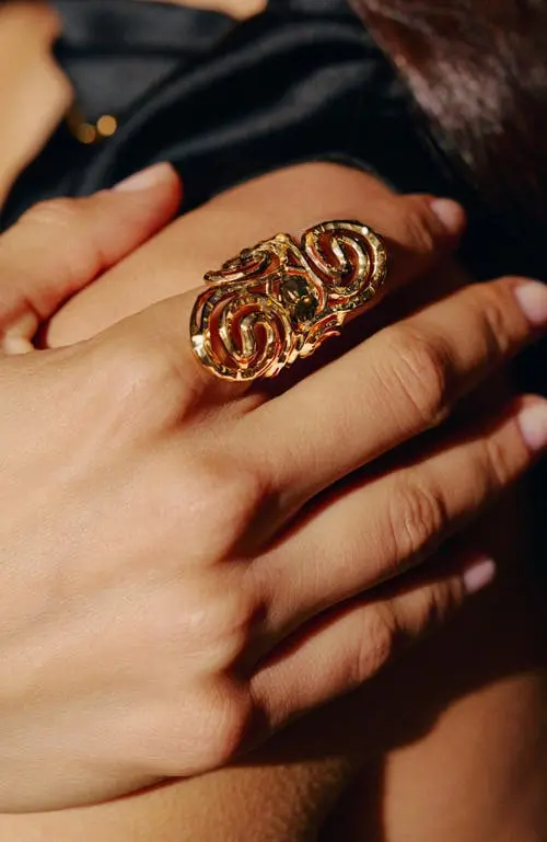 RETRO CHIC Eternal Spiral Ring