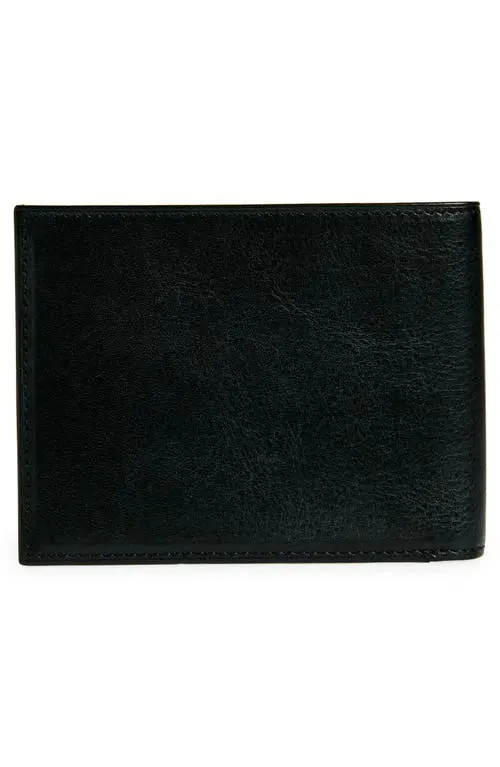Bosca Id Flap Leather Wallet