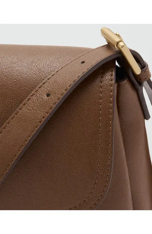 Mango Buckle Shoulder Bag