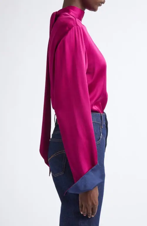 Stella McCartney Tie Back Satin Top