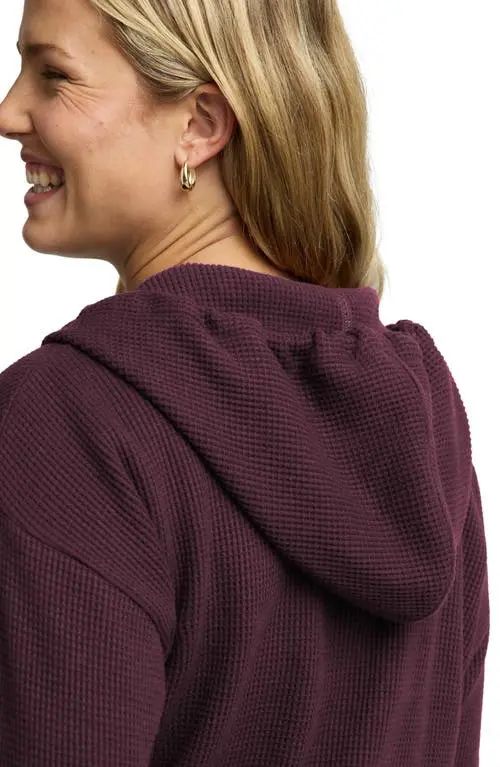Beyond Yoga Rest Day Waffle Full Zip Hoodie