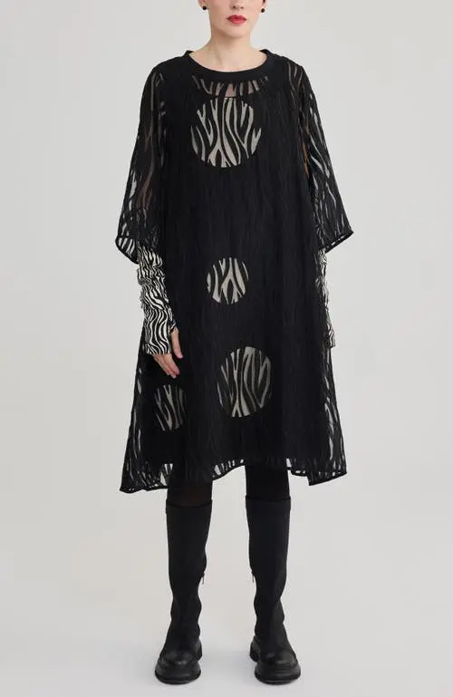 LUUKAA Alessia Jacquard Dress