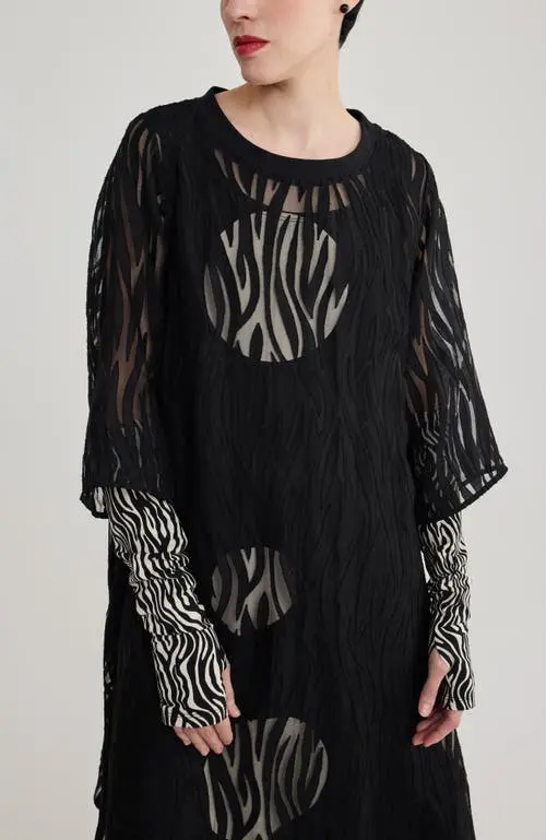 LUUKAA Alessia Jacquard Dress