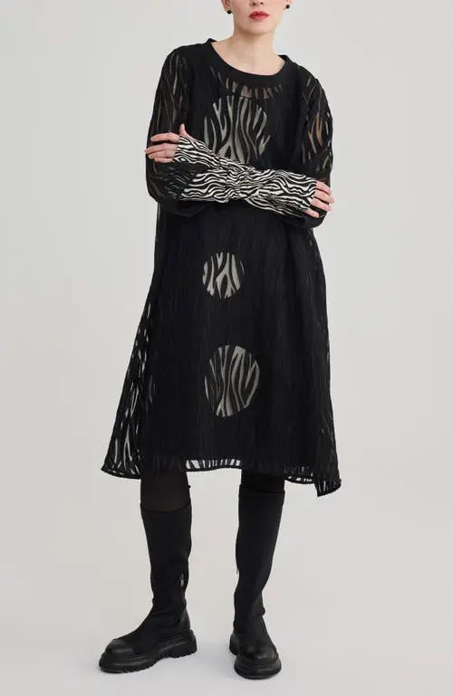 LUUKAA Alessia Jacquard Dress