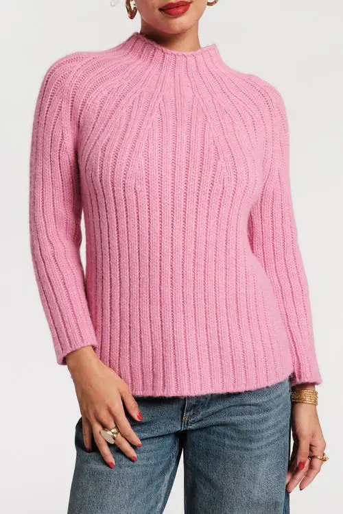 FRANCES VALENTINE Shelby Funnelneck Sweater