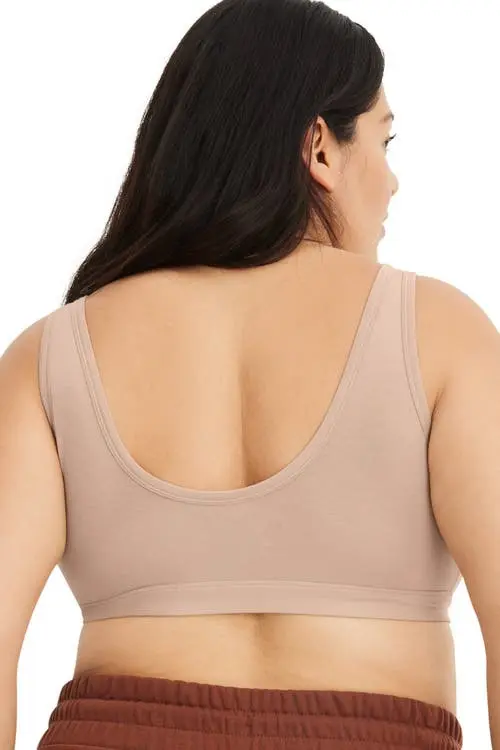 JOCKEY Organic Cotton Stretch Tank Strap Bralette - Light