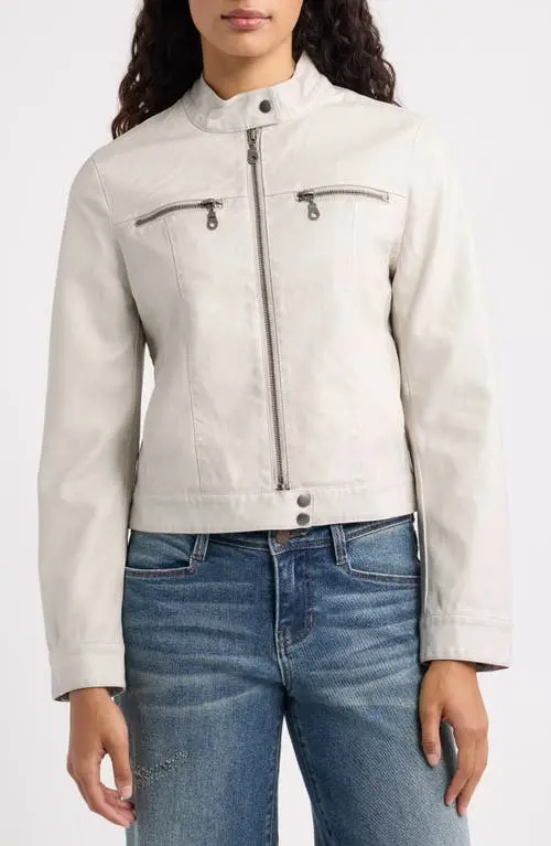 BDG URBAN OUTFITTERS Alexis Faux Leather Moto Jacket