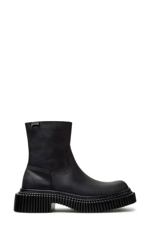 Camper Pix Leather Zip Up Boot
