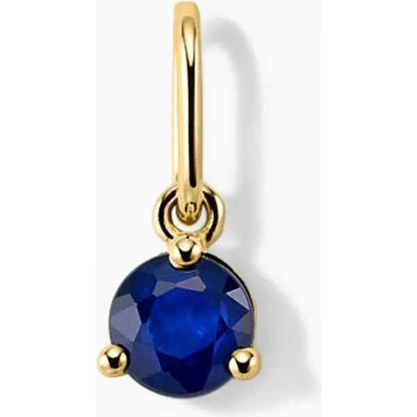 Mejuri Birthstone Charm - Blue Sapphire