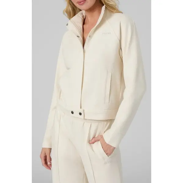 Guess Marilu Full Zip Jacket - Dark Ivory