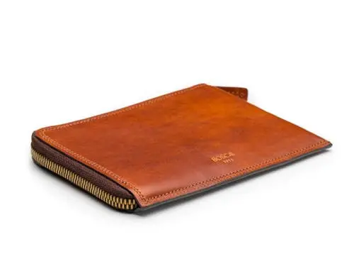 Bosca Dolce Zip Passport/travel Documents