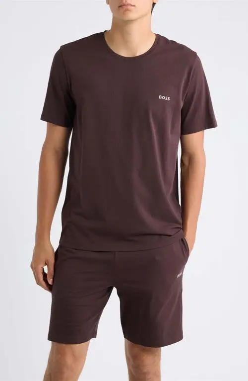 BOSS Mix Match T-shirt - Dark Brown
