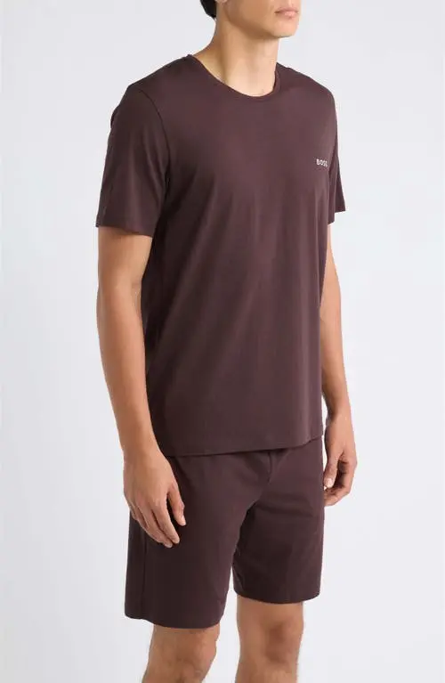 BOSS Mix Match T-shirt - Dark Brown