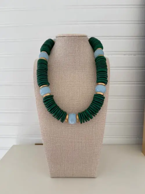 ERIN MCDERMOTT JEWELRY Hydrangea Garden Beaded Necklace