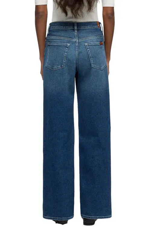 7 For All Mankind Stovepipe High Waist Straight Leg Jeans