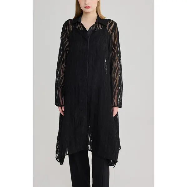 LUUKAA Linnea Jacquard Tunic - Black
