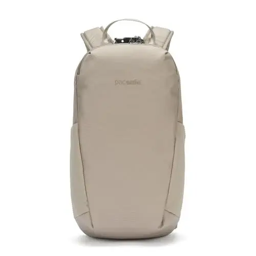 PACSAFE V 12l Tech Backpack - Beige