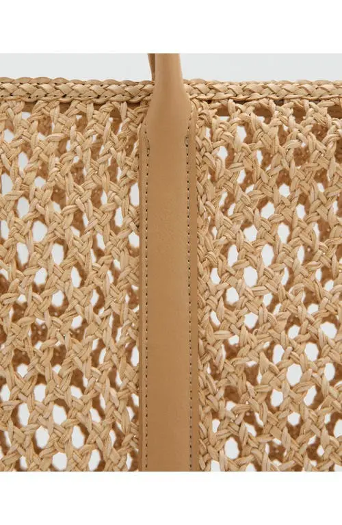 Mango Braided Shoulder Bag