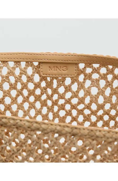 Mango Braided Shoulder Bag