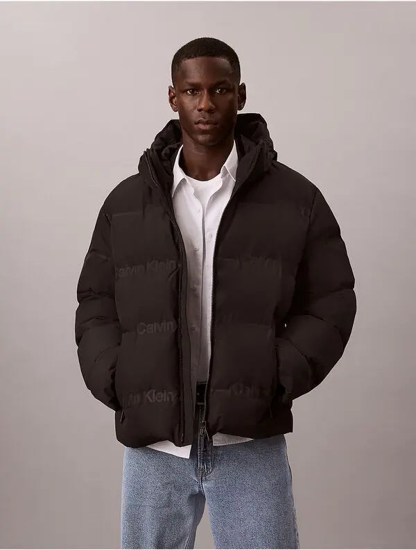 Calvin Klein Relaxed Logo Down Puffer Jacket
