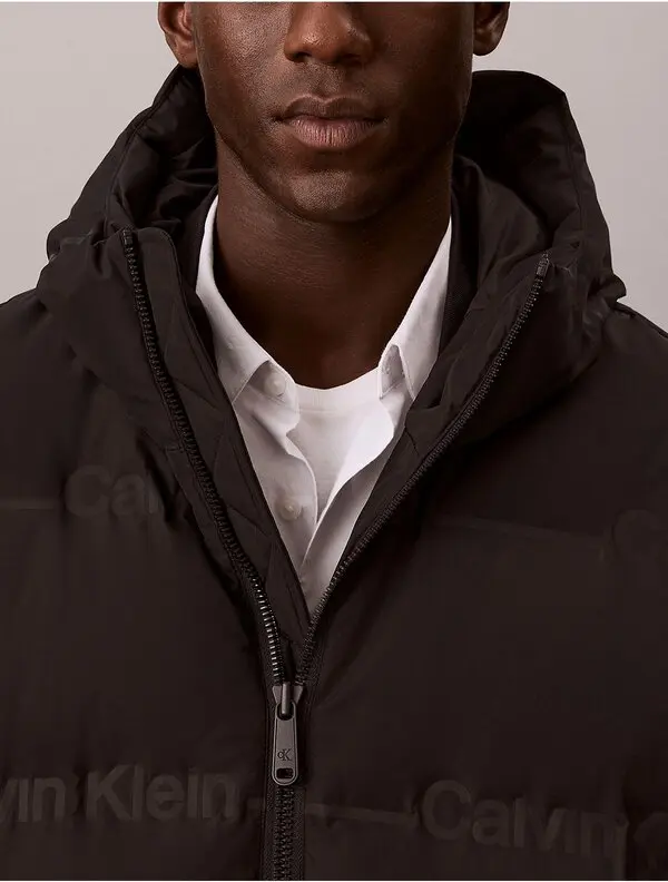Calvin Klein Relaxed Logo Down Puffer Jacket