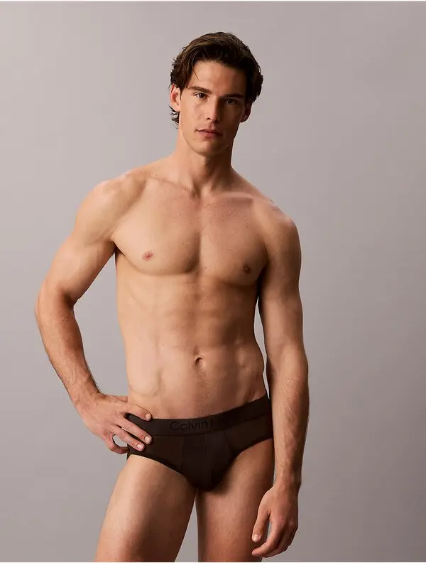 Calvin Klein Sheer Mesh Hip Brief - Black